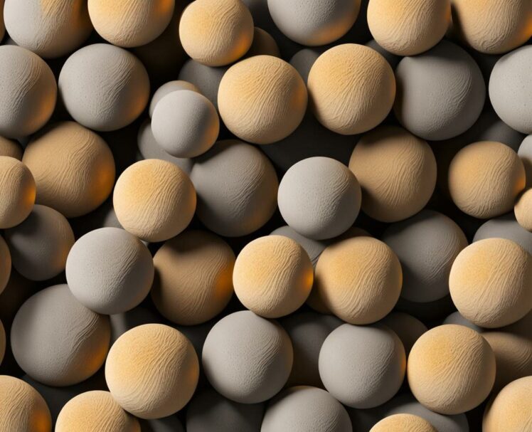 Stack Concrete Fireplace Balls For Modern Style - Tiponthetrail.com
