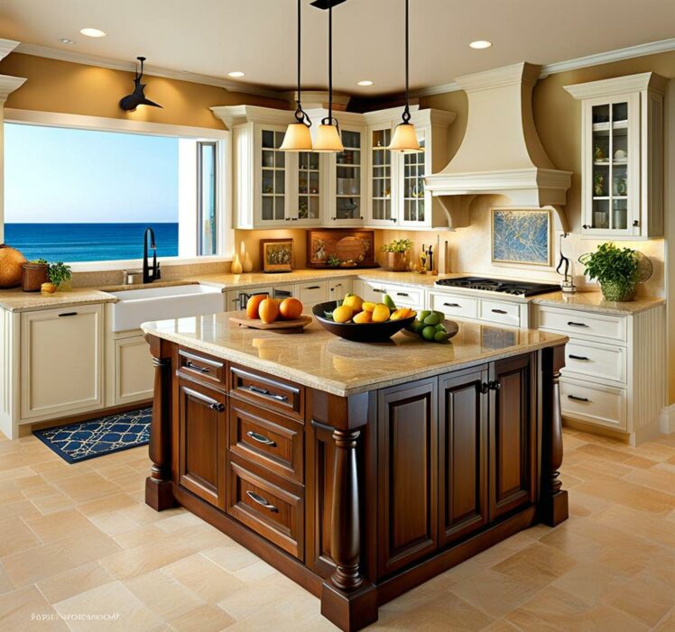 Kitchen Island Style for the Coastal Home - Tiponthetrail.com