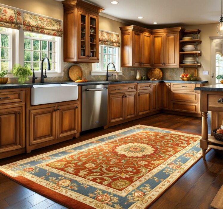 authentic french country kitchen rugs bring european flair ...