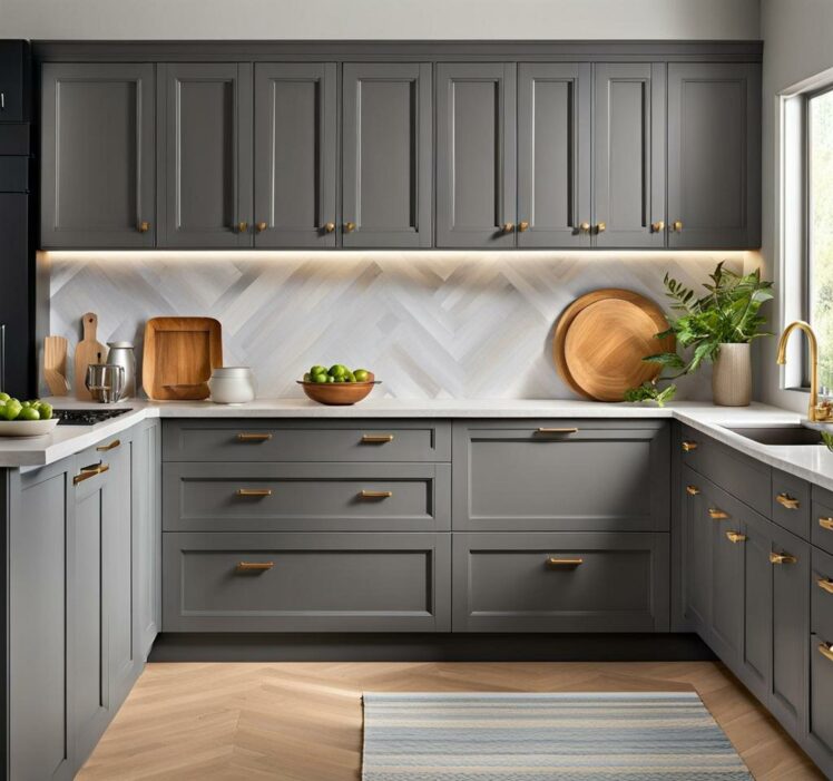 The 10 Best Gray Paint Colors for Your Kitchen Cabinets - Tiponthetrail.com
