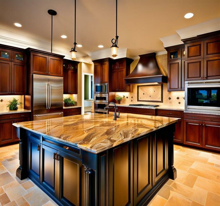 Make Your Kitchen Island the Focal Point with Contrasting Countertops ...