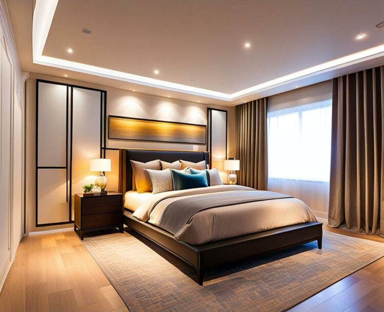 A Complete Guide To Perfectly Placing LED Lights Behind Your Bed ...