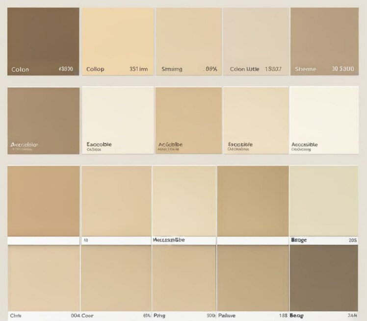 Add Sophistication With Our Curated Accessible Beige Color Scheme ...