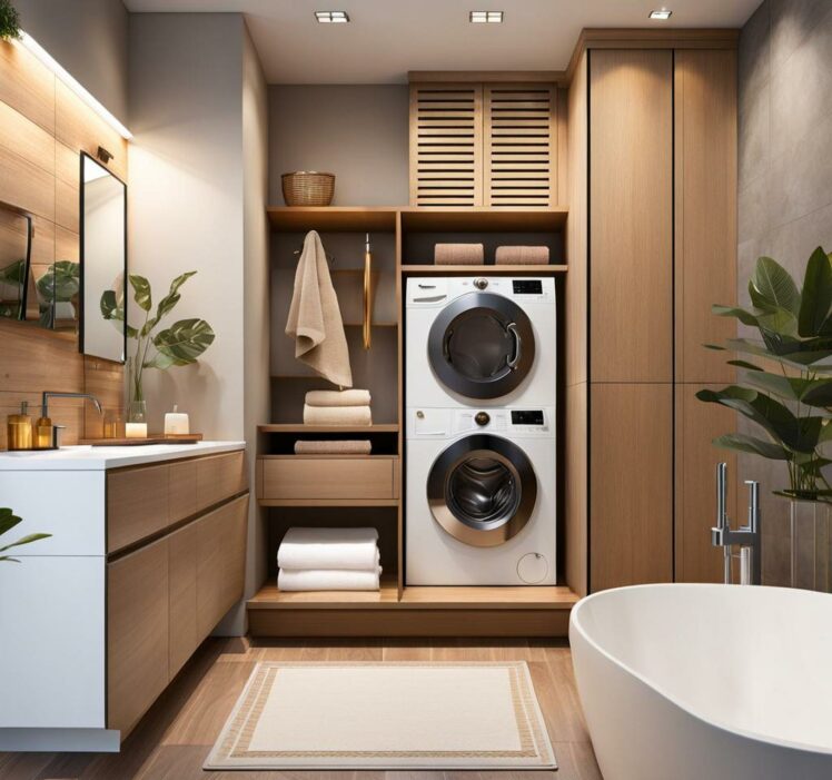 Make The Most Of Your Bathroom With A Laundry Combo Layout ...