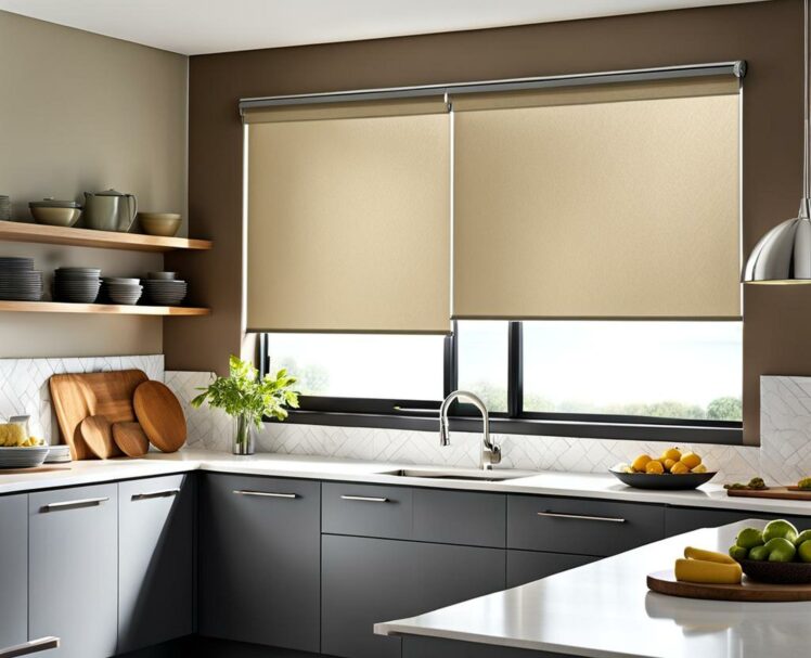 Enjoy Comfort and Style With Roller Shades on Kitchen Windows ...