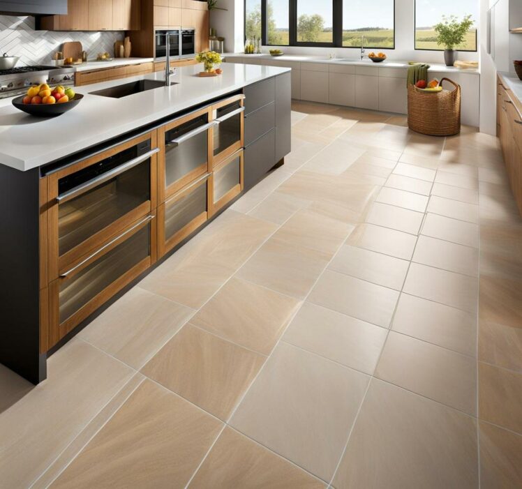Tile Floor Inspiration for Modern Minimalist Kitchens - Tiponthetrail.com