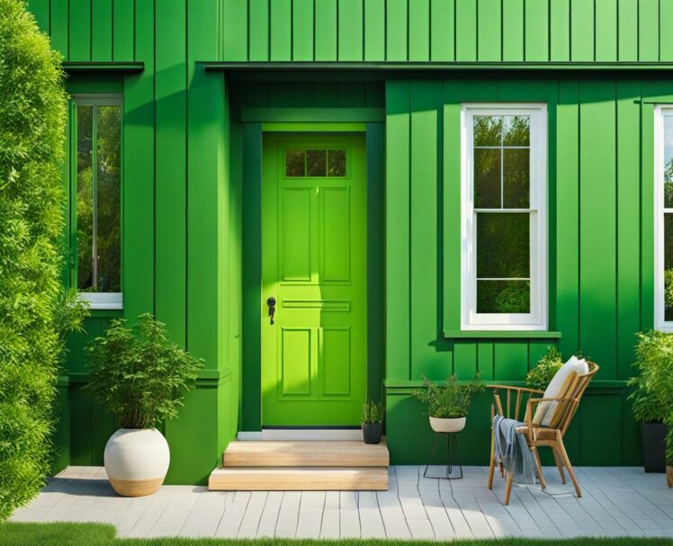 Stand Out With Vibrant Green Exterior Paint Colors - Tiponthetrail.com