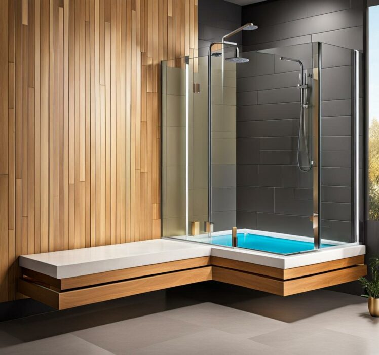 Add Safety and Convenience to Your Shower With a Floating Corner Seat ...