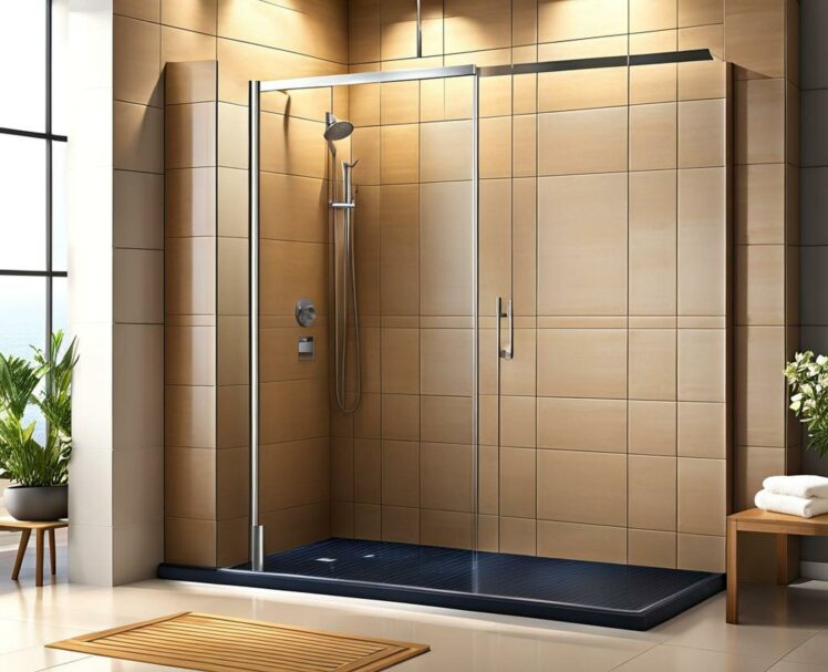 Create a Safe, Spacious Shower with an Extra Large Pan - Tiponthetrail.com