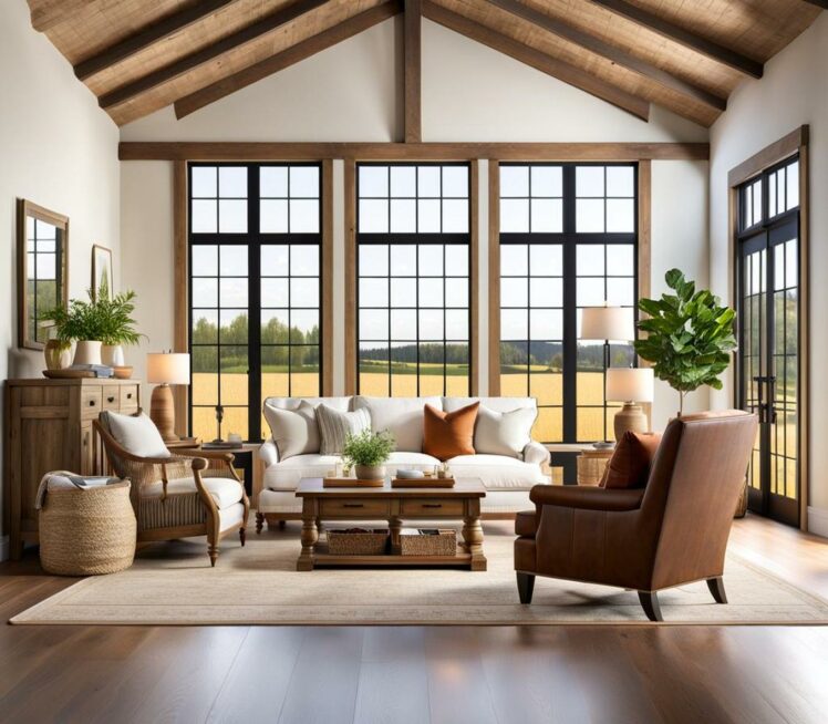 Refresh Your Living Room with Farmhouse Style Furniture - Tiponthetrail.com