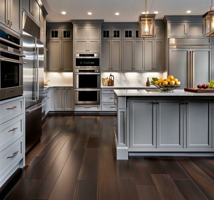 The Complete Guide to Pairing Light Grey Kitchen Cabinets with Dark ...
