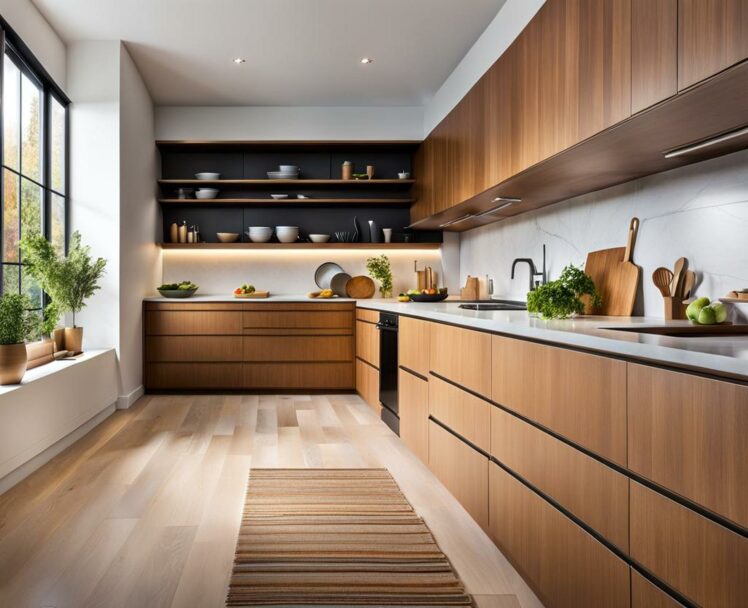 Contemporary Kitchen Inspiration Without Upper Cabinets - Tiponthetrail.com