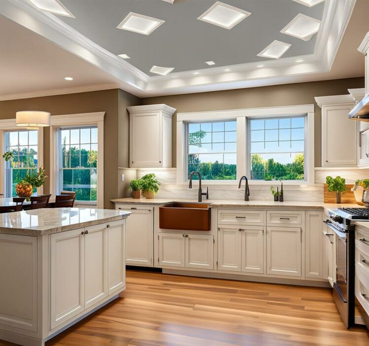 Learn How To Easily Install LED Ceiling Panels in Your Kitchen ...