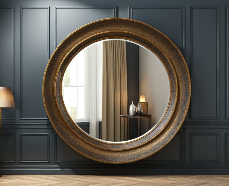 Get the Spacious Look With a 40-Inch Round Mirror - Tiponthetrail.com
