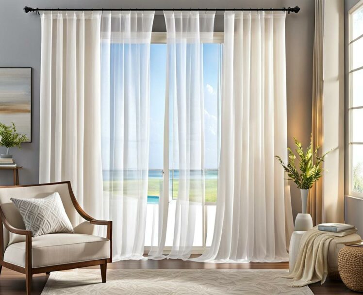 Diffuse Light Beautifully with Custom White Sheer Curtains ...
