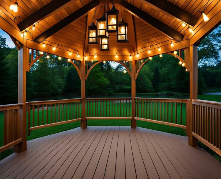 Light Up Your Gazebo: 12 Brilliant String Light Ideas - Tiponthetrail.com