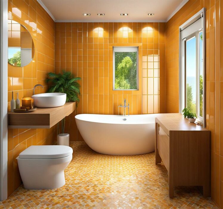 Paint or Panels? Clever Options for Covering Up Bathroom Tiles ...