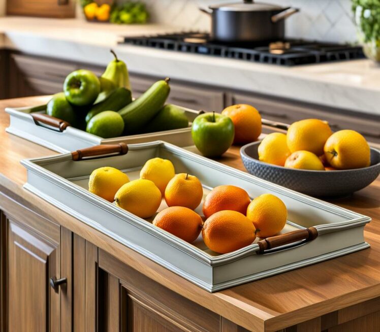 Decorative Trays Unlock Your Kitchen Island's True Potential ...