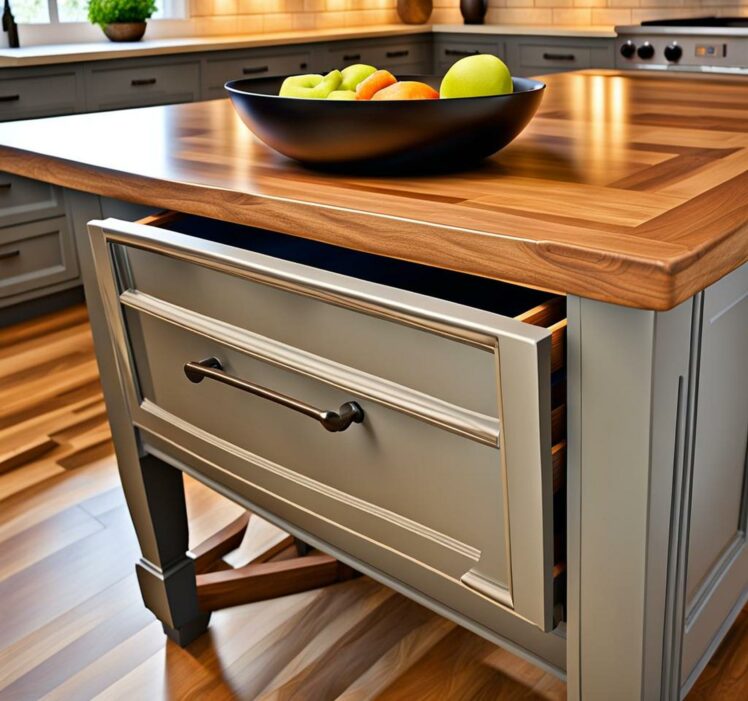 Use Drawer Sides and End Tables to Enhance Your Kitchen Design ...