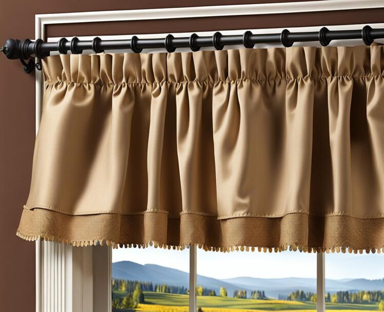 Homey Country Valances for a Welcoming Living Room - Tiponthetrail.com