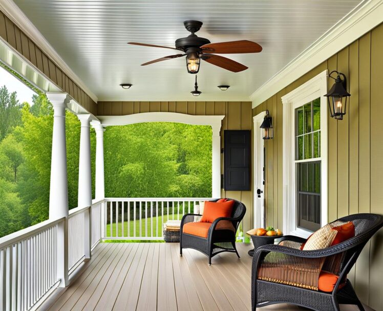 DIY Ceiling Ideas for Inexpensive Porch Makeovers - Tiponthetrail.com
