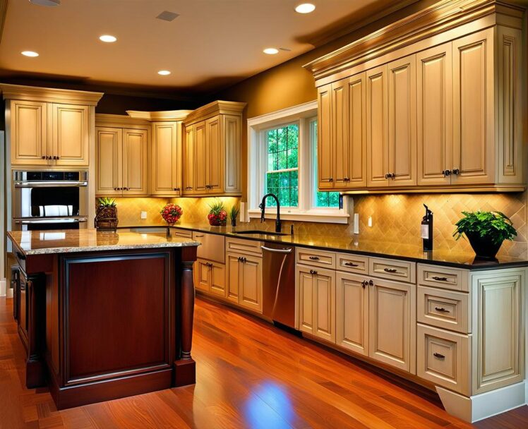 Trim Around Bottom Kitchen Cabinets for a Distinctive Kitchen Style ...