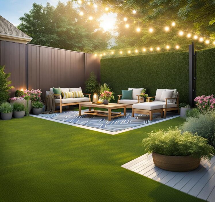 Inexpensive Instant Outdoor Patio On Grass - Tiponthetrail.com