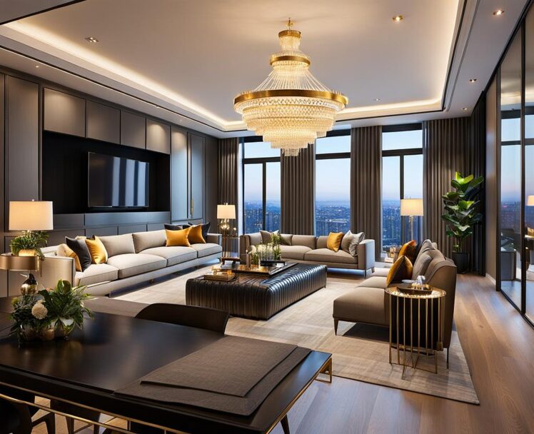 Designing the Living Room on Main with Luxurious Furniture Pieces ...