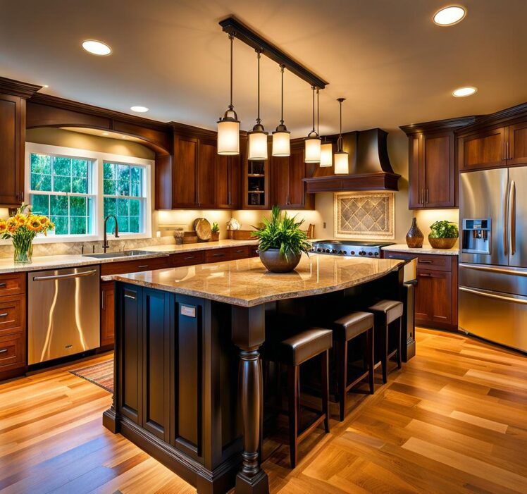 Kitchen Pendant Lighting Fixtures Over Island for a Contemporary Look ...