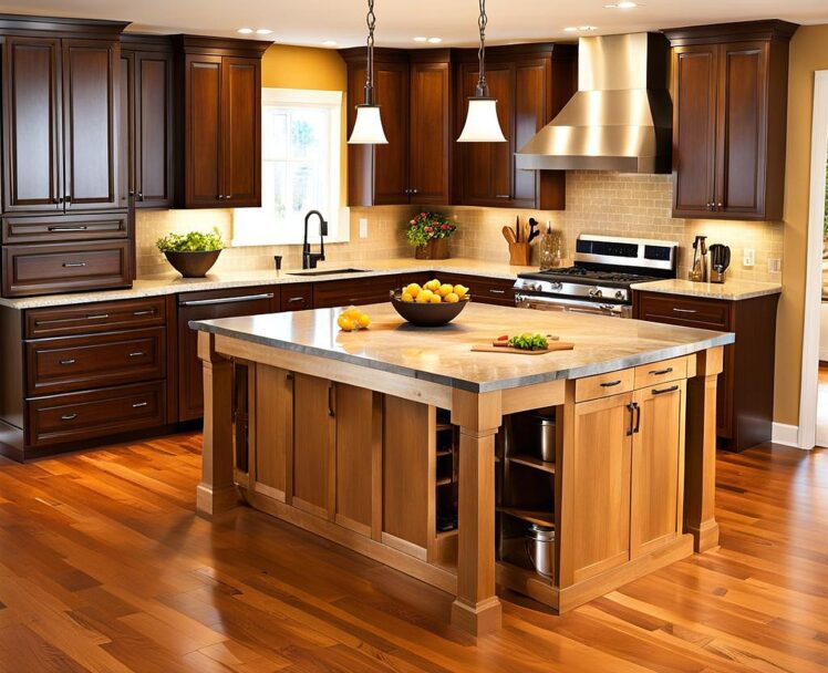 Piece-by-Piece Construction of a Kitchen Island from Scratch for ...