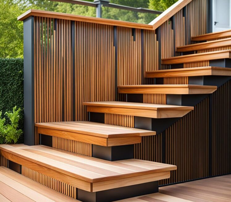 Stair Ideas for Decks with Intricate Railings for Style - Tiponthetrail.com