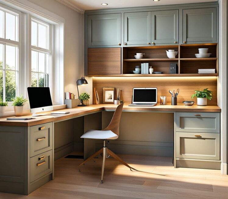 Desk in Kitchen Ideas for a Streamlined Home Office - Tiponthetrail.com