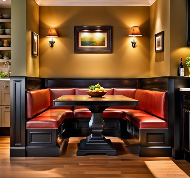 Traditional Kitchen Booth Seating For Small Spaces - Tiponthetrail.com