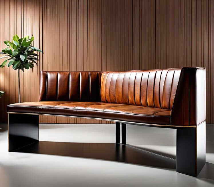 L Shaped Dining Bench with Back for Modern Dining Spaces ...